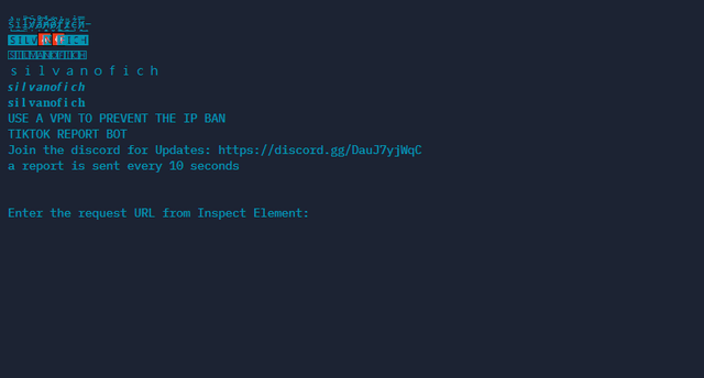 TikTok Report Bot - Replit