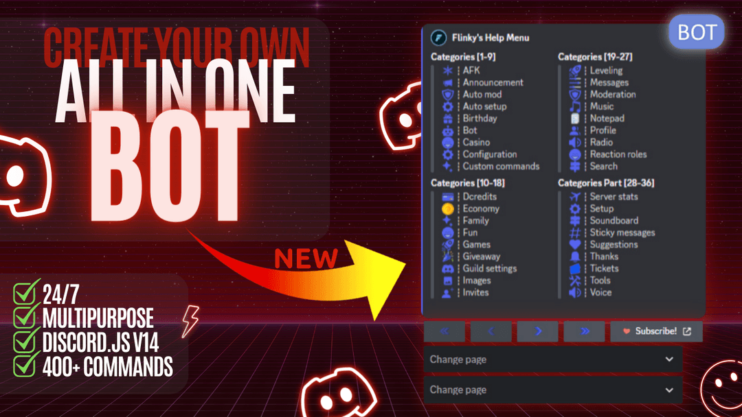 ALL IN ONE Bot - v4 - Replit